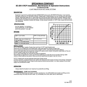 Speakman SC-5811-RCP Commander Service/Utility Sink Faucet, Rough Chrome-Plated