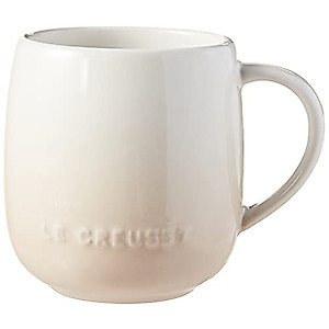 Le Creuset Stoneware Set of 4 Heritage Mugs, 13 oz. each, Meringue