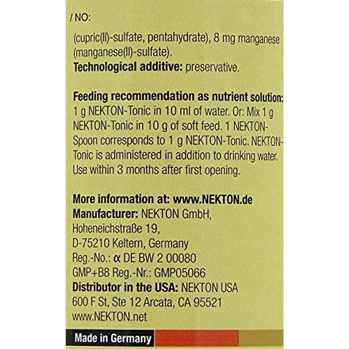 Nekton Tonic-R Restorative Supplement for Reptiles 100g, (3.5oz)