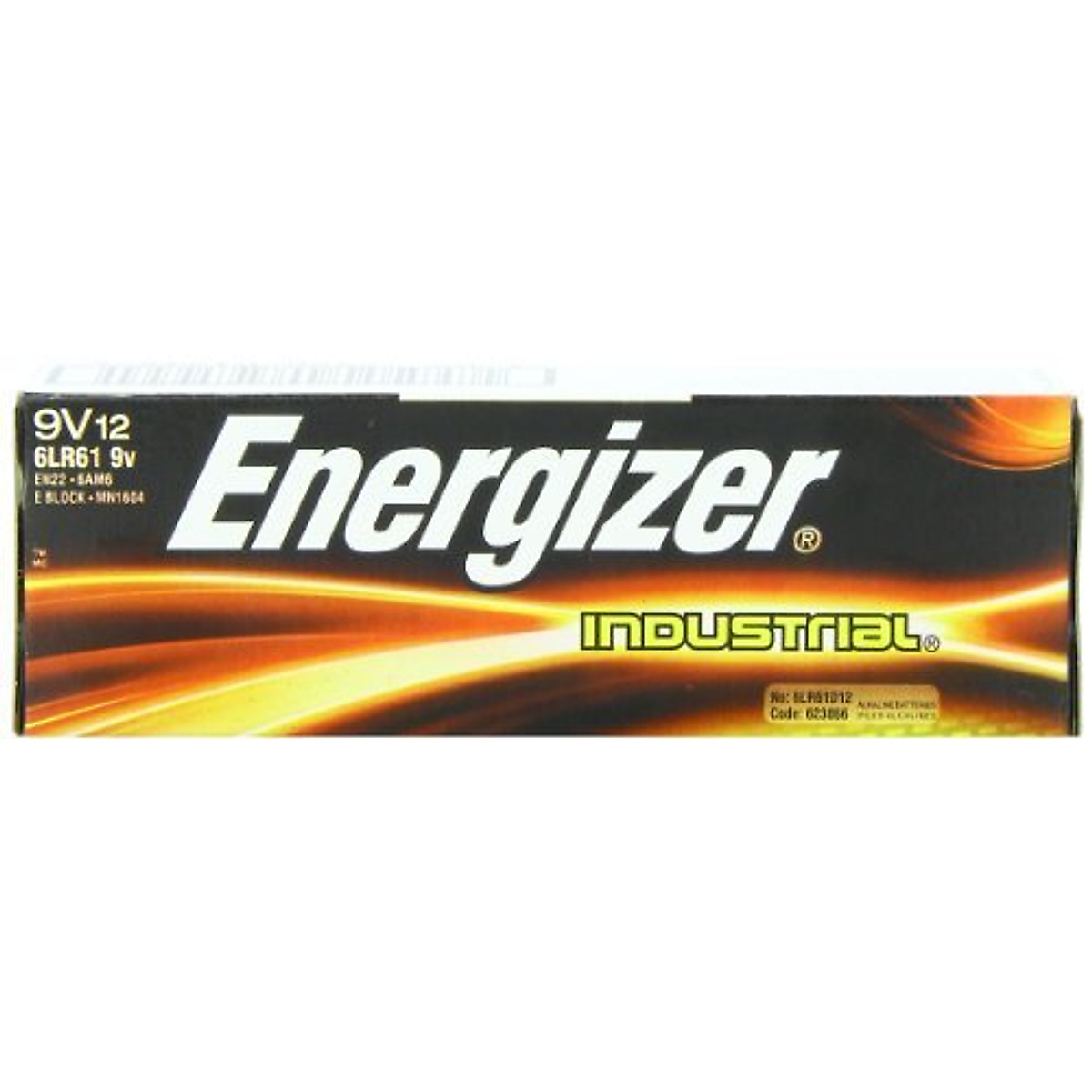 Energizer(R) 9-Volt Alkaline Industrial Batteries (Pack of 3 (12 batteries each))
