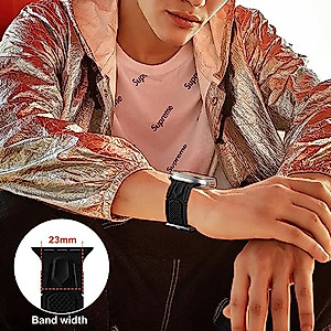 Bandiction Compatible with Apple Watch Bands 44mm 40mm 38mm 42mm 41mm 45mm 46mm 49mm, iWatch Bands Women Men,Adjustable Braided Solo Loop Elastic Sport Band for iWatch Ultra SE Series 10/9/8/7/6/5/4