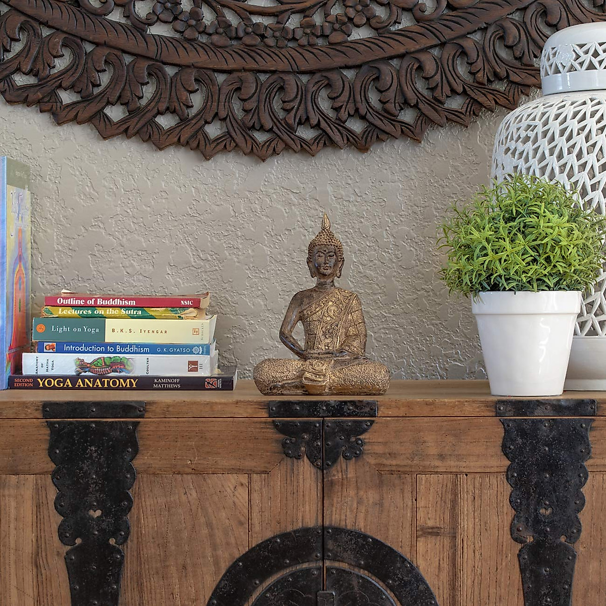 Arisen Meditation Buddha Statue 8" in Premium Gift Box