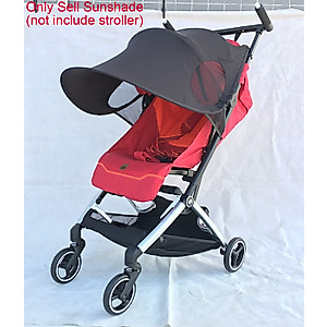 50+UPF Sunshade Extension Compatible with GB Pockit+ All City,Sun Visor UV Protect for Baby Stroller,Baby Stroller Summer Accessories, SUN002