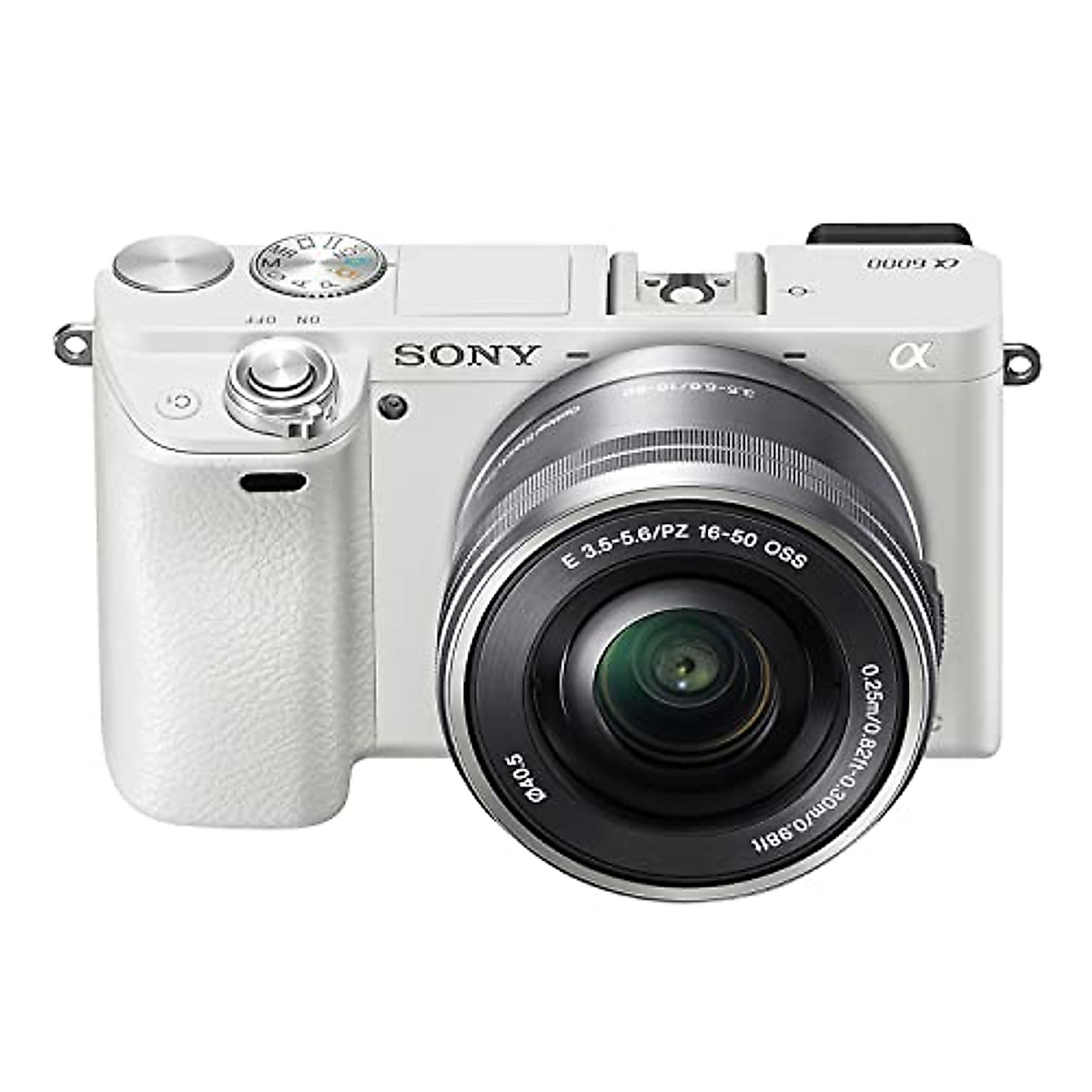 Camera Bundle for Sony Alpha a6000 Mirrorless Digital Camera with 16-50mm and 55-210mm Lenses (White) Must Have Bundle with Wide Angle and Telephoto Lens + Accessories (Renewed)