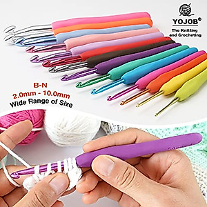 1Pack Size H / 5.0mm Crochet Hook, Super Smooth & Ergonomic for Beginner and Advanced (5.0mm-H)