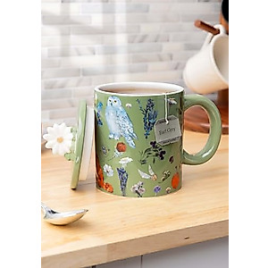 Silver Buffalo Harry Potter Fantasy Floral 18oz. Ceramic Mug Standard