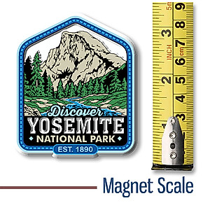 Yosemite National Park Magnet by Classic Magnets, 2.6" x 3.1", Collectible Souvenirs Made in The USA