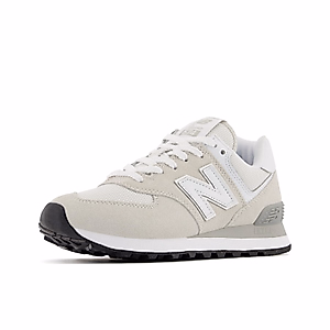 New Balance Women's 574 Core Sneaker, Nimbus Cloud/White, 7