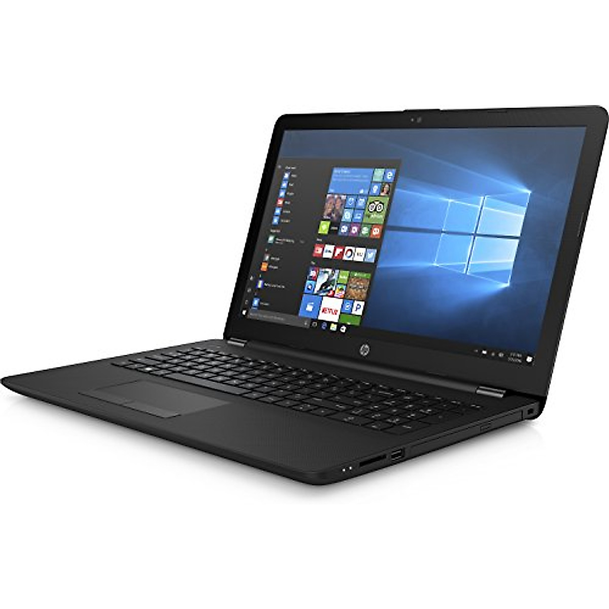 HP 15.6" HD Notebook, Intel 8th Gen Core i5-8250U QC Processor, 12GB Memory, 2TB Hard Drive, Optical Drive, HD Webcam, 2 Year Warranty Care Pack- Jet Black