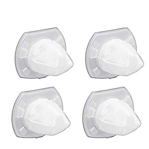 Leacheery 4 Pack Replacement Filter for Black & Decker VF110 Dustbuster Compatible Filters for CHV1410L CHV9610 CHV1210 CHV1510 CHV1410L32 HHVI315JO32 HHVI315JO42 HHVI320JR02 HHVI325JR22