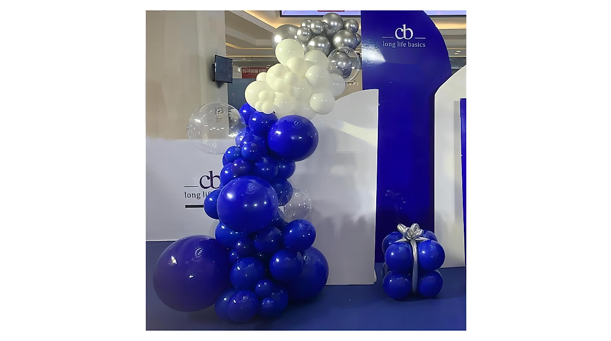 150 Royal Blue Balloons for Party & Garland Arch Decor