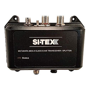 Si-tex MDA-5H 6.8 x 5.0 x 2.0 in. Hi-Power 5w Sotdma Class B AIS Transceiver with Built-in Antenna Splitter Without Wi-Fi