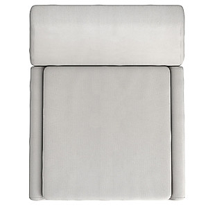 !nspire Contemporary Fabric and Metal Dining Chair, Set of 2 - Beige and Black