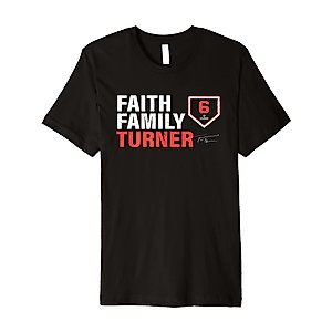 Faith Family Turner Trea Turner Los Angeles MLBPA Premium T-Shirt