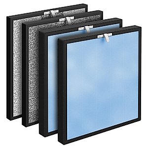 2 Packs Replacement Filter Compatible with HSP001 Filter Replacement,4-in-2 filters of H13 True HEPA Filter
