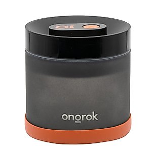 ONGROK Glass Storage Jar (400ml/1oz) with Vacuum Pump Technology, Air Proof Containers to Preserve Smell and Aroma (400ml)