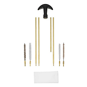 Yutoner Rifle Gun Barrel Cleaning Kits for .177/.22 (4.5/5.5mm) Caliber, Pistols Airgun Gun Care Cleaning Rod Brush Set for Hunting and Shooting
