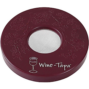 Wine Tapa Drinking Glass Covers - Merlot