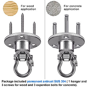 Benelabel Heavy Duty Swing Hangers - Swing Set Brackets & Anchors, Hammock & Punching Bag Hardware Kit