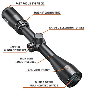 Bushnell Rimfire 3-9x40 Riflescope with DZ22 Reticle in Black - RR3940BS4