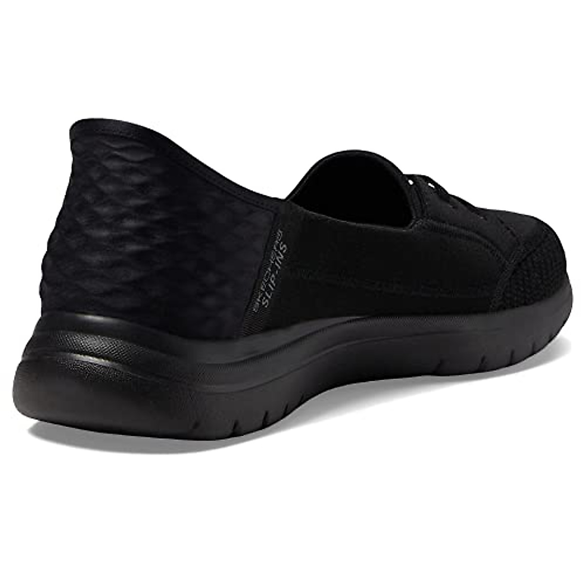 Skechers Women's Boat Shoe, Black/Black, 8