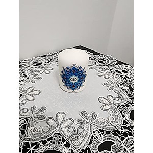 The Bahai Faith Symbol Candle