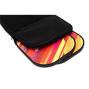 Boerte X-FOIL Pickleball Set, Graphite Pickleball Paddles Set of 2 and 4 Pickleballs, Portable Pickleball Equipment Bag for Pickleball Rackets.