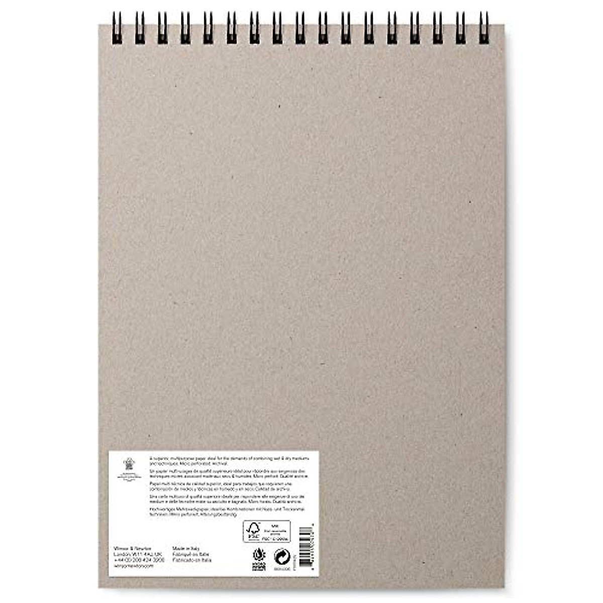 Winsor & Newton Professional Mixed Media Pad, 9" x 12", 30 Sheets, 250gsm, White
