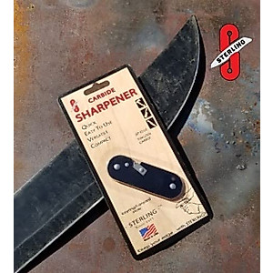 Sterling Sharpener Black Knife sharpener, 3" x 1" x 0.5"