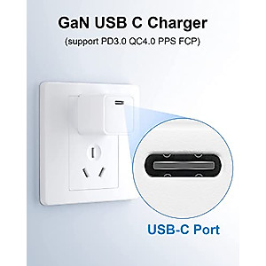 iPhone Charger Block 30W for iPhone 14 Pro Max, Deegotech GaN PD Fast Charger, Compact Mini USB-C Power Adapter for iPhone 14 iPhone14 Promax iPhone13 12 11, iPad Pro MacBook Air, for Galaxy S22