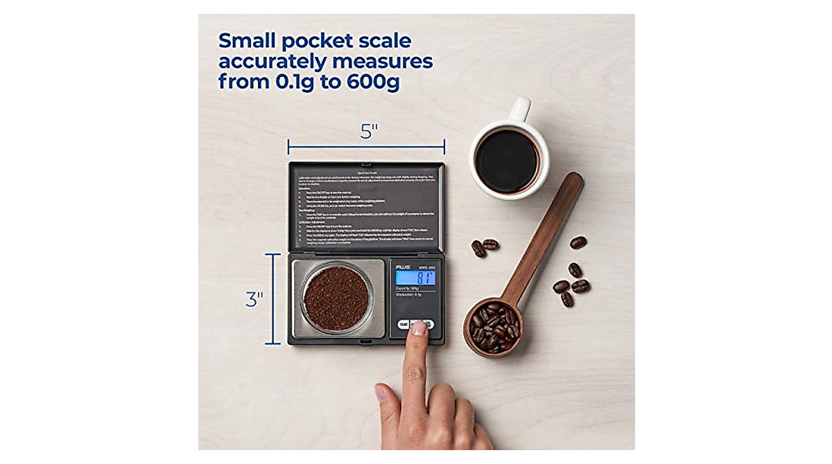 Portable AWS Digital Pocket Weight Scale - Precision 600g