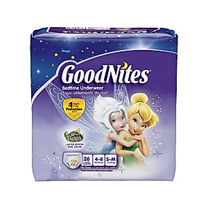 GoodNites Girls Underwear Small/Medium, Girl, 26 Count (Pack of 3), Packaging May Vary