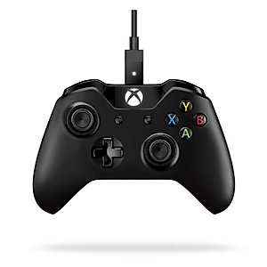 Microsoft Xbox One Controller + Cable for Windows