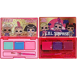 L.O.L. Surprise! Townley Girl Makeup Filled Backpack Set with 12 Pieces, Including Lip Gloss, Nail Polish, Nail Stones and Keychain, Ages 5+ for Parties, Sleepovers and Makeovers