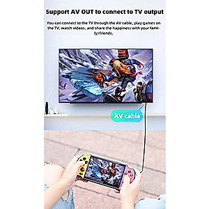 HLF 5.1-inch screen hd casual handheld game console with built-in 11000 vodeo games portable game retro nostalgic mp3 mp4 AV-out to TV game can be saved/added/deleted