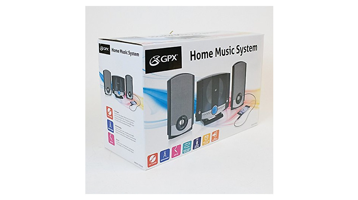 GPX Home Music System: Stylish & Portable Audio
