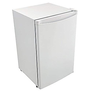 Danby DUFM032A3WDB 3.2 Cu.Ft. Upright Freezer with 2 Shelves, Garage Ready with Scratch-Resistant Worktop