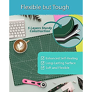 G+ Self-Healing Reversible Cutting Mat A1 (23”x 35”) Non-Slip, Durable, Scratch-Resistant Cutting Board for Arts, Crafts, Sewing, and Quilt Making - Perfect for Artists, Hobbyists, and Entrepreneurs