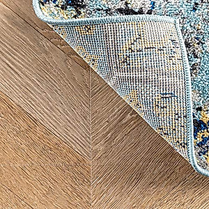 nuLOOM Taunya Area Rug, 5x7, Aqua