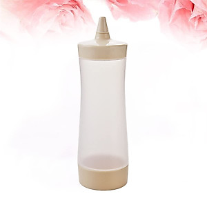 UPKOCH Salad Sauce Dispenser 3Pcs Plastic Squeeze sauce bottles squeeze condiment bottles ketchup lid Squirt Condiment Bottles Plastic Squeeze Bottle