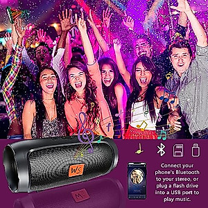 BLUEGALA Walla Sound Bluetooth Speaker Portable Wireless Bluetooth Speaker HD Sound Quality Suitable for Outdoor/Party/Family/Beach Party, Etc.…