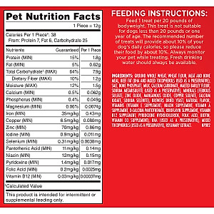 Milk-Bone Original Dog Treats for Medium Dogs, 24 Ounce, Crunchy Biscuit Helps Clean Teeth