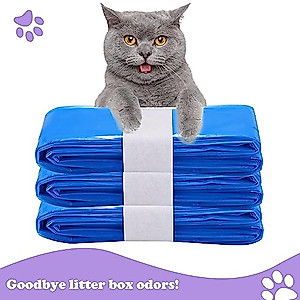 10 Pack Cat Litter Refills Scented Bag Compatible with Your Standard and Plus Genie Litter Disposal Refill Cartridge, Universal Litter Refills Bag (Not Include Cartridge)