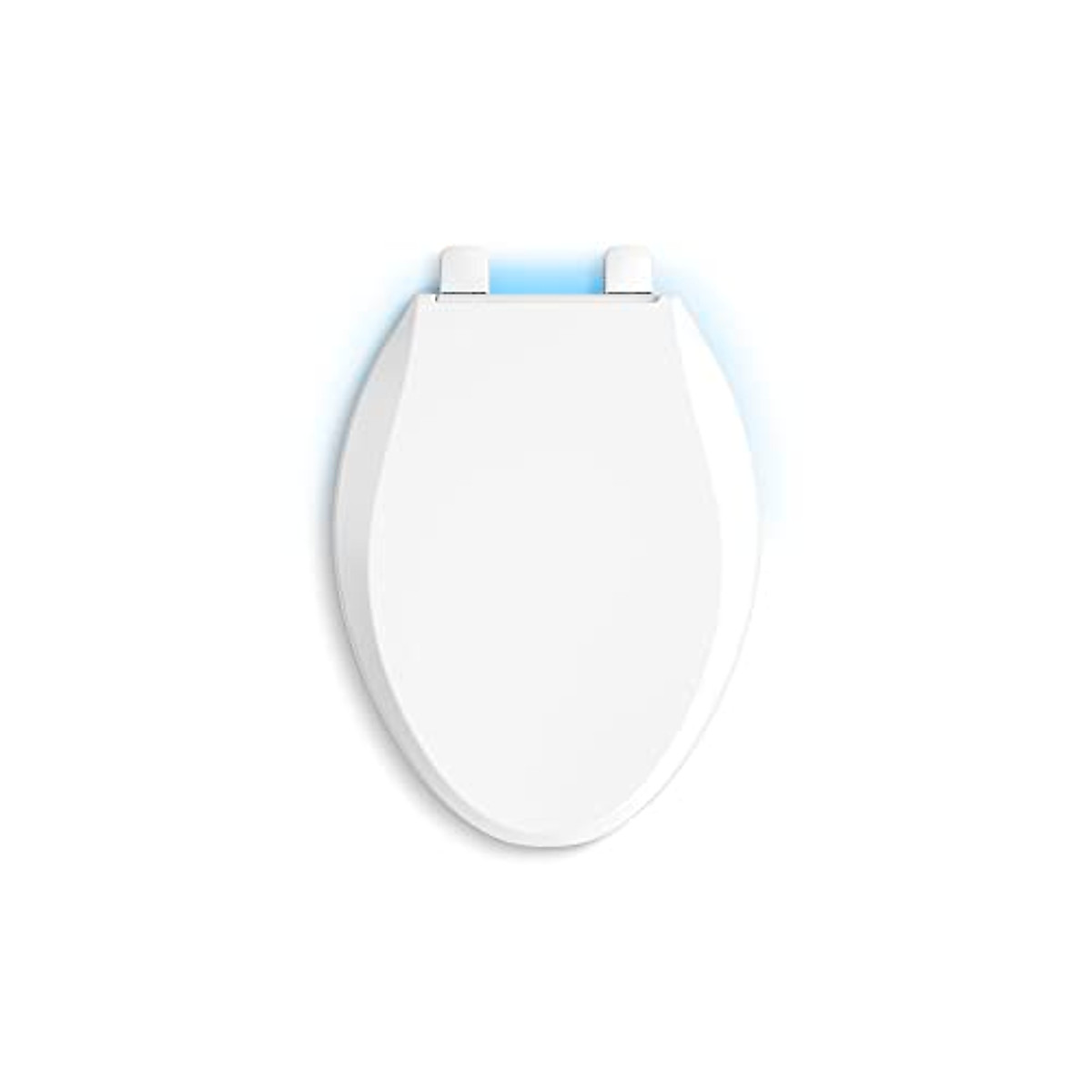 KOHLER 75796-RL-0 Cachet Nightlight Readylatch Quiet-Close Elongated Toilet Seat, White