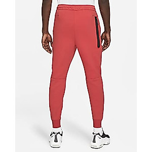 Nike Sportswear Men's Tech Fleece Joggers Pants (Lobster/Black, Medium)