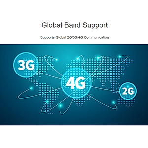 4G LTE USB WiFi Modem, LTE/4G 150 Mbps USB Mobile Module with SIM Card Slot, High Speed Portable Travel Hotspot Mini Router Supports USB, UART for PC, Industrial Computer