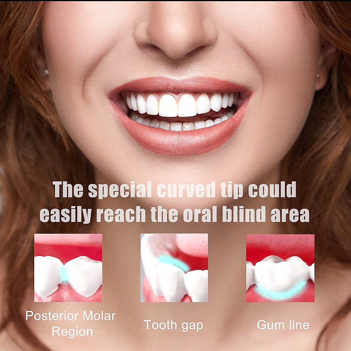 BTFO Sonic Electric Toothbrush with 5 Modes, 2pcs Replacement Brush Heads USB Rechargeable Smart Electronic Toothbrush with Holder for Adults IPX7 Waterproof Smart Timing Fast Charging (White)