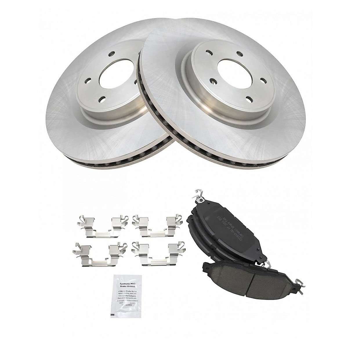 Front Brake Pad & Rotor Kit Brake Pads Brake Rotor Ceramic Compatible with 2013 INFINITI JX35 2014-2020 QX60 2015-2021 Nissan Murano 2013-2020 Pathfinder