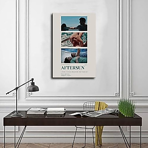 Aftersun Plot Movie Poster Canvas Poster Wall Art Decor Print Picture Paintings for Living Room Bedroom Decoration Unframe: Unframe:12x18inch(30x45cm)