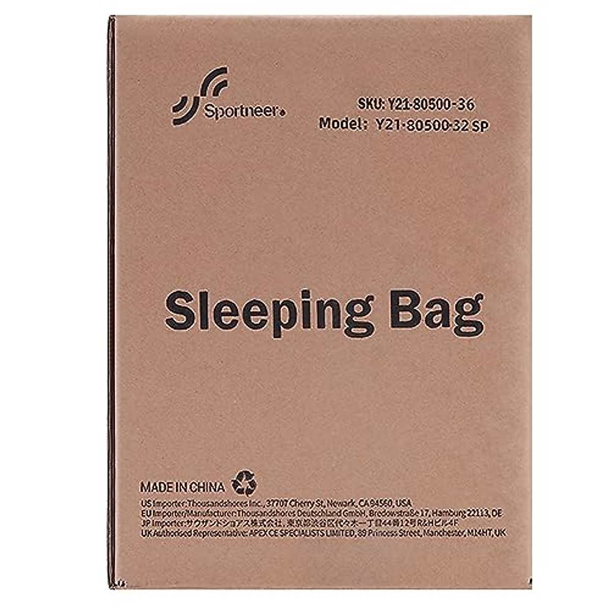 Sleeping Bags for Adults, Sportneer Sleeping Bag 3-4 Season Warm Weather Waterproof Lightweight Camping Sleeping Bag for Camping Backpacking Hiking Outdoor Travel